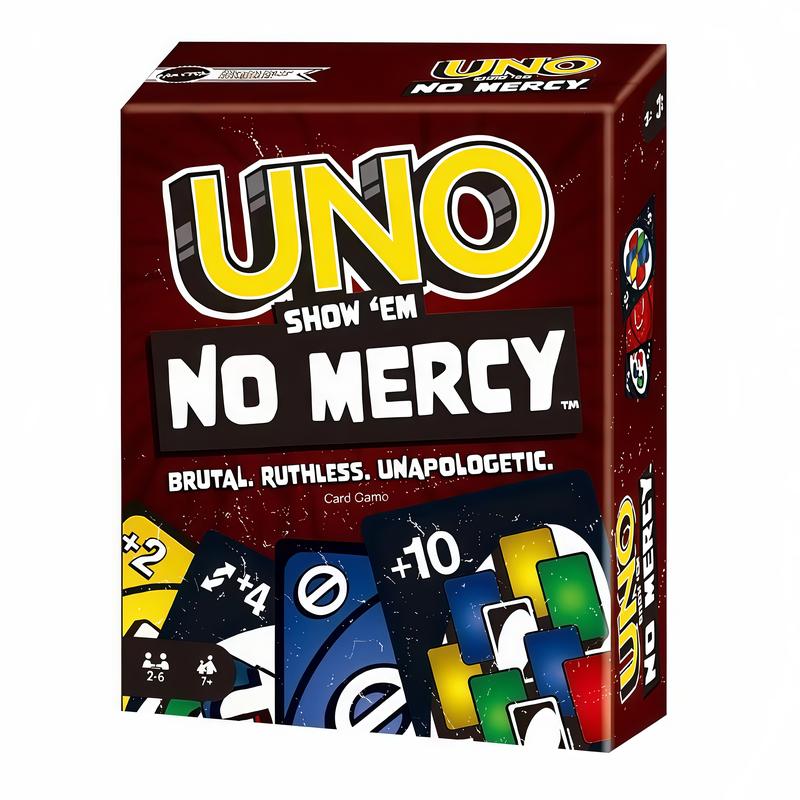 Uno No Mercy Card Game Collection Uno All Wild Flip Flex Dar - TikTok ...