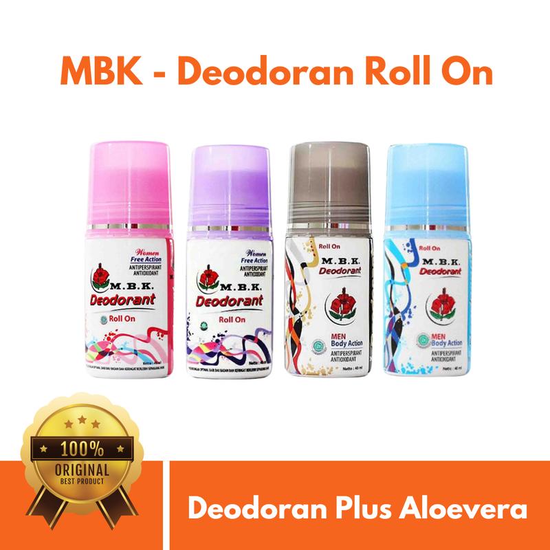 MBK Deodoran Roll On 40 ml - Penghilang Bau Badan dan Bau Ketiak - Shop ...
