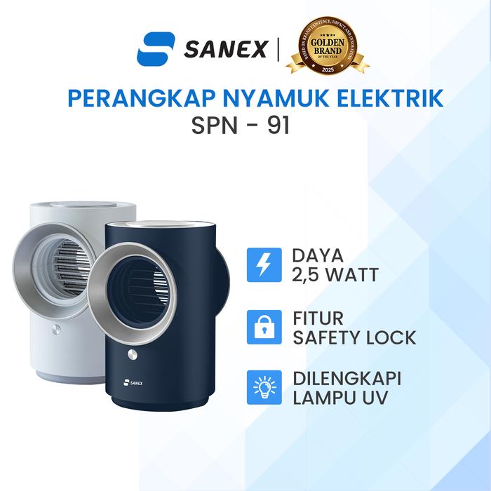 Promo SANEX Perangkap Nyamuk Elektrik LED Ultraviolet SPN-91 - Biru ...