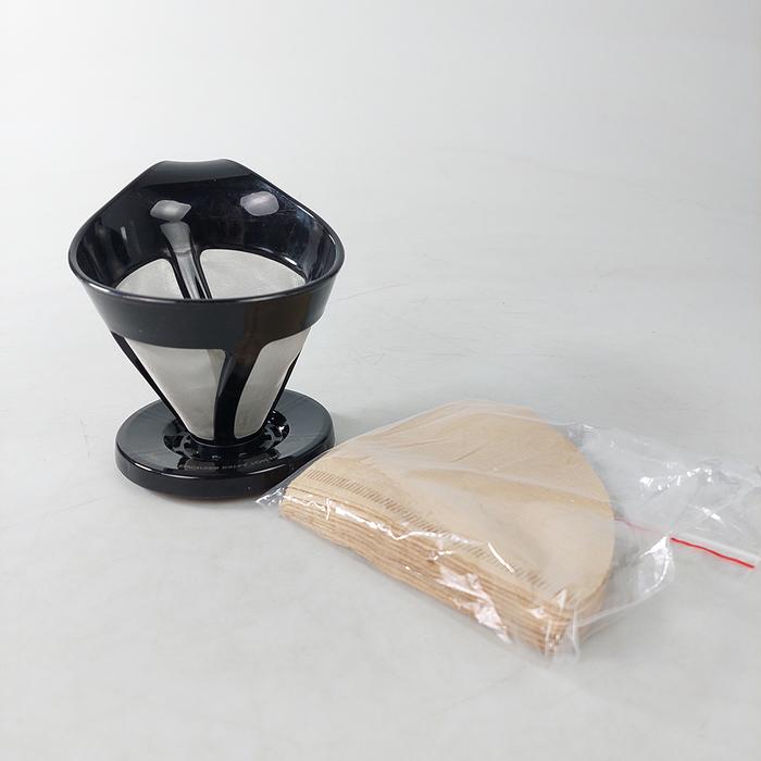 Promo iCafilas Filter Penyaring Kopi V60 Dripper with Paper Filter Pour ...