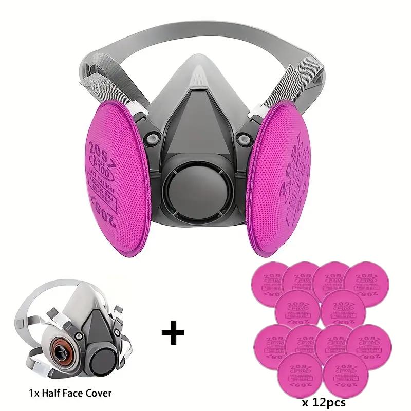 Reusable Respirator Mask With 2097 Filters - 6200 Half Face Cover ...