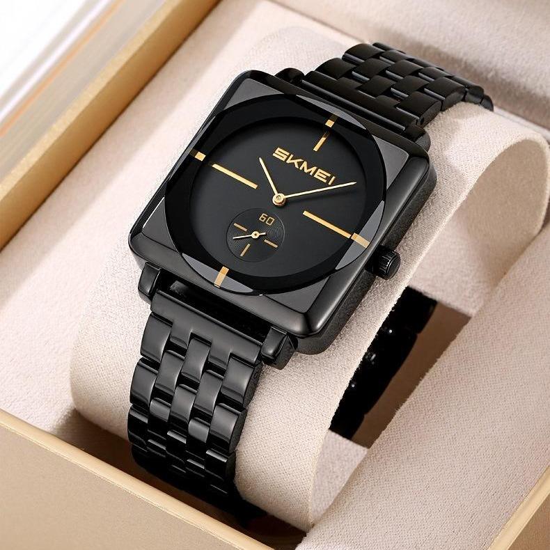 Jam Tangan Kuarza Lelaki, SKMEI, Reka Bentuk Persegi Baru, Kalis ...