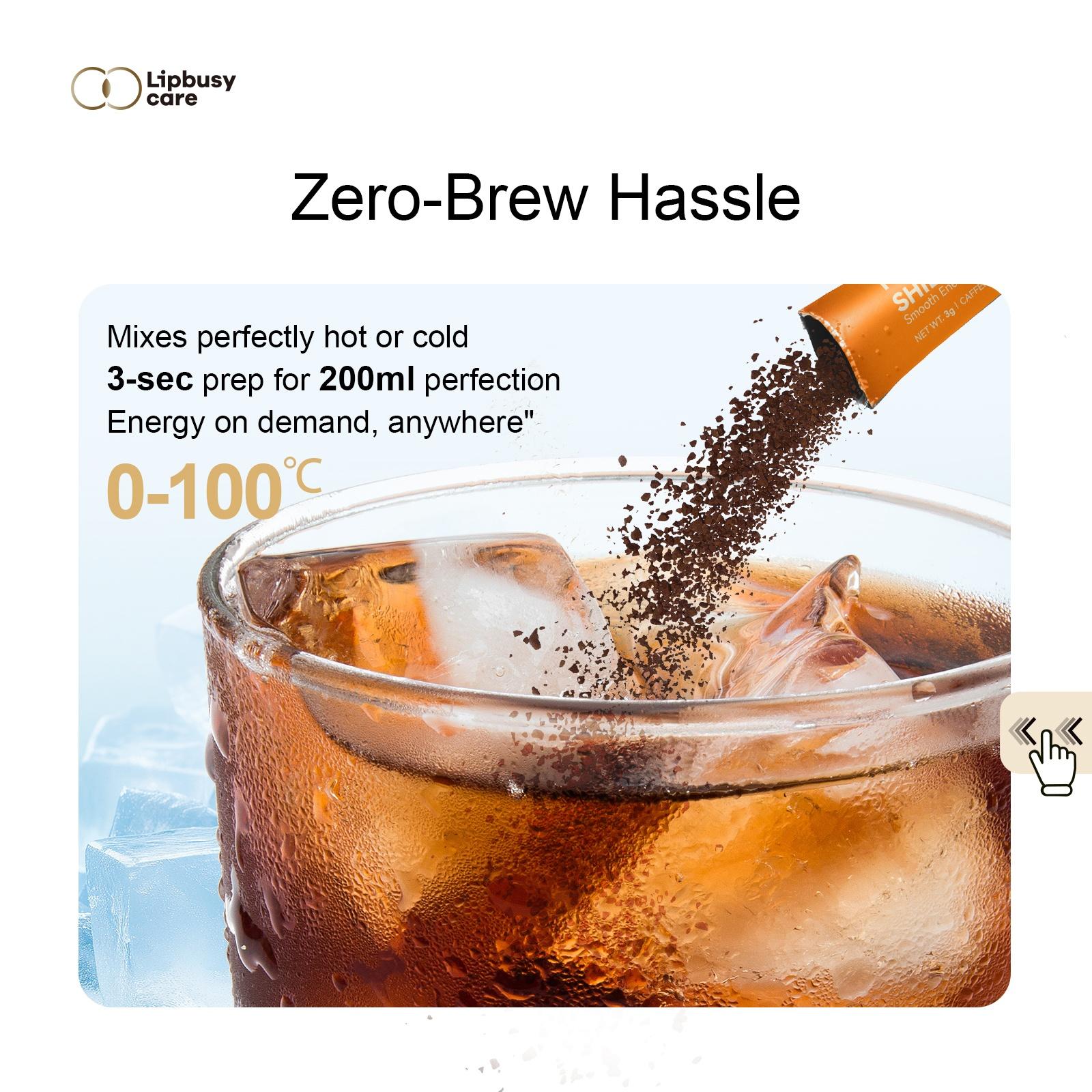 Lipbusycare Coffee Set (Halal-certified) ,10 packs × 3g， 3 saat instant ...