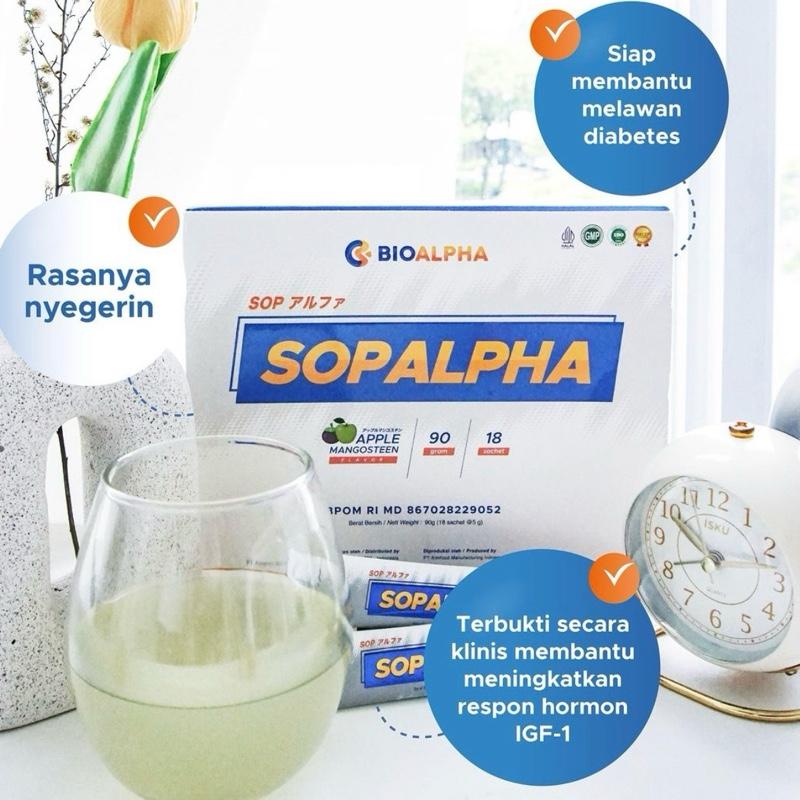 SOPALPHA 1 BOX ISI 18 SACHET Bioalpha SOP ALPHA Salmon Ovary Peptide ...