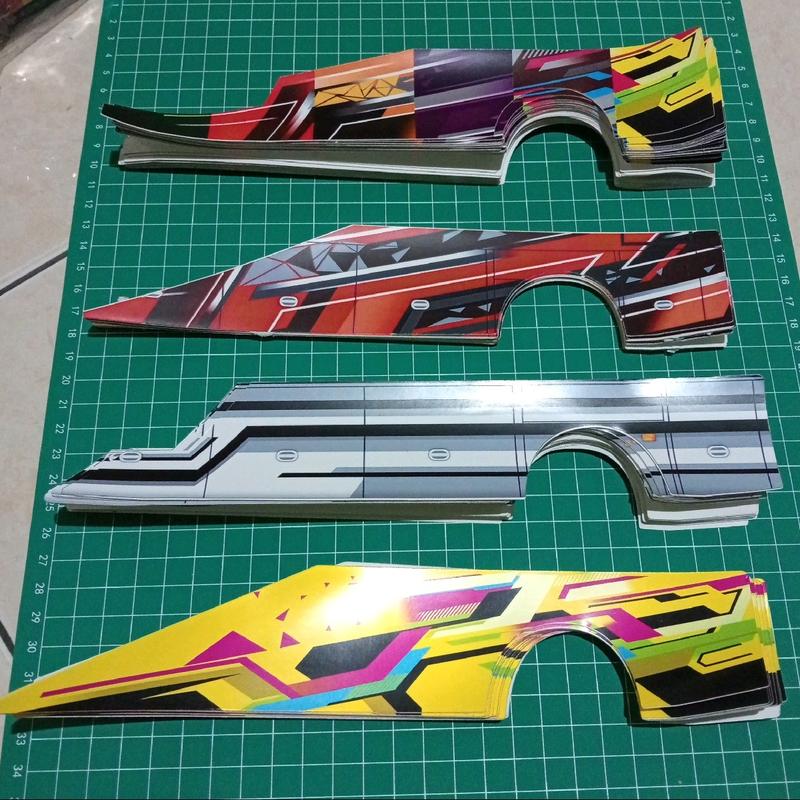 Stiker Livery miniatur bis plastik - Shop | Tokopedia