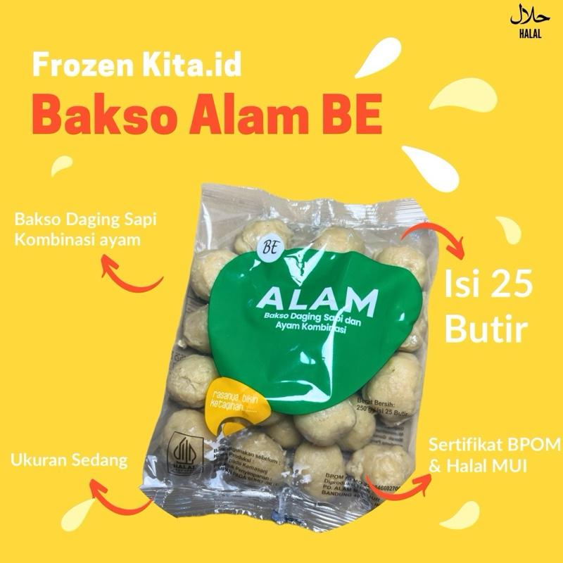BAKSO ALAM BE Isi 25 (Bakso Daging Sapi Asli) - Shop | Tokopedia