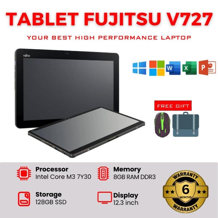 FUJITSU V727 TABLET / INTEL CORE M3 7Y30 / 8GB RAM DDR3 / 128GB ...
