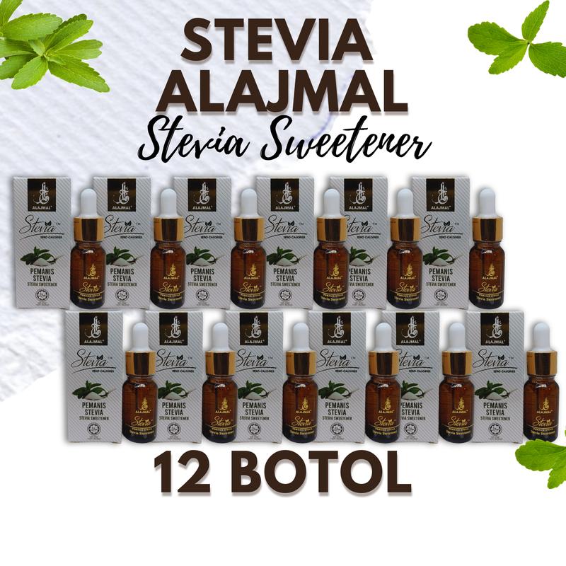 COMBO 12 BOTOL | STEVIA ALAJMAL | PEMANIS PENGGANTI GULA | ZERO ...