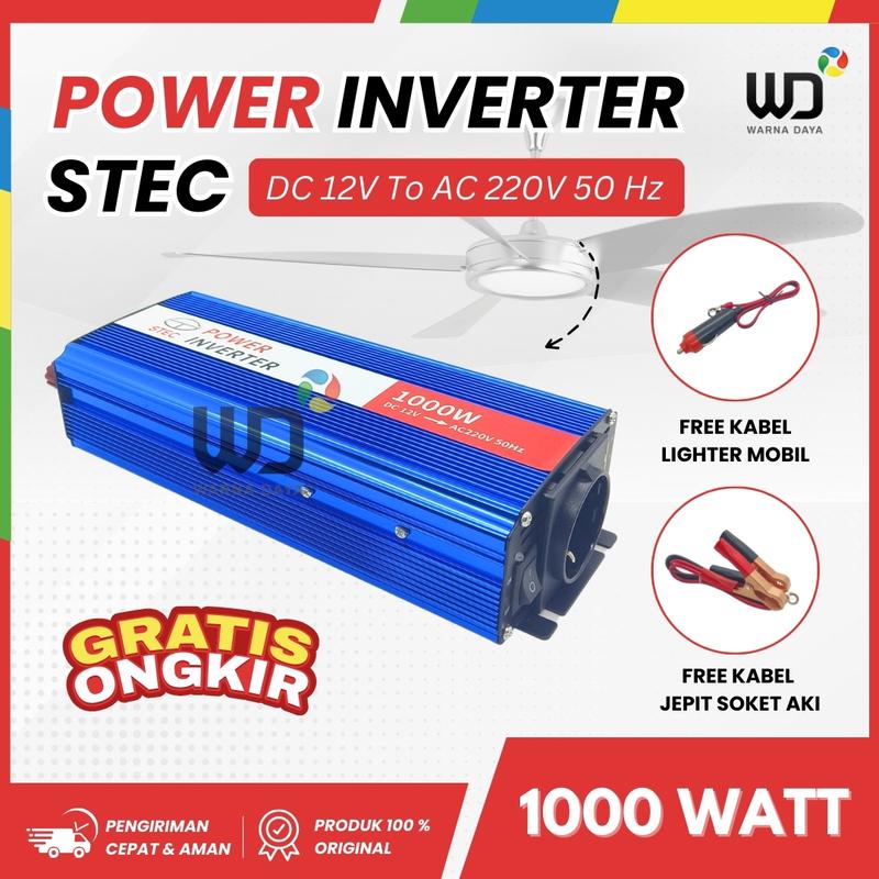 POWER INVERTER STEC 1000W Modified Shine Wave (MSW) - Shop | Tokopedia