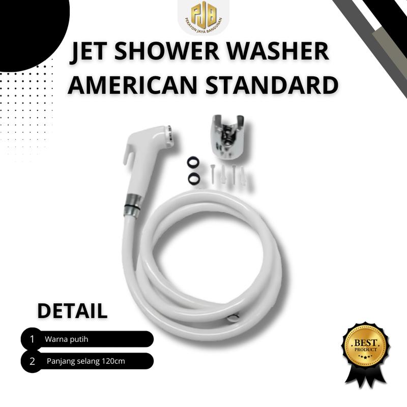 Jet Shower Washer American Standard Putih Selang - Shop | Tokopedia