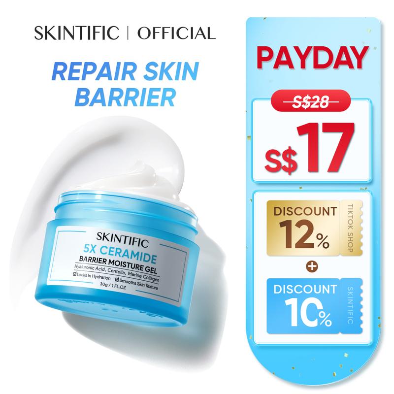 [SKINTIFIC OFFICIAL] SKINTIFIC 5X Ceramide Moisturiser 30g Skin ...