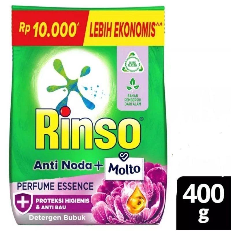 Rinso + Molto detergent Anti Noda detegen bubuk 400g - Shop | Tokopedia