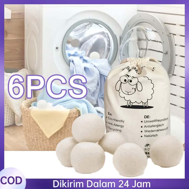 1pack Dryer Balls Alat Laundry Laundry Ball Aksesoris Mesin Cuci - Shop ...