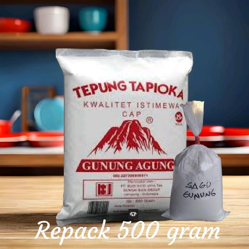 Tepung Tapioka / Sagu Cap Gunung Agung | Kemasan Repack 500 gram - Shop ...