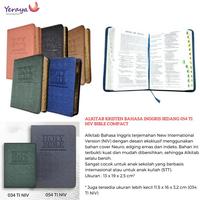 Jual Alkitab Kristen Bahasa Inggris 034 054 TI NIV Bible Compact Buku ...