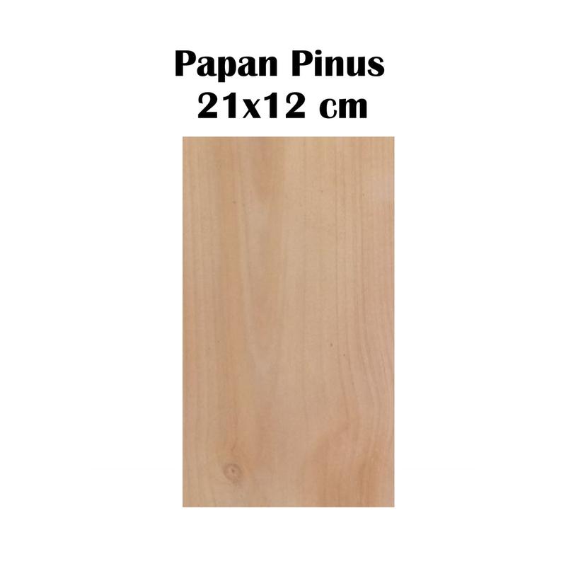Papan kayu pinus 21x12 plain kayu transfer foto decoupage wall - Shop ...