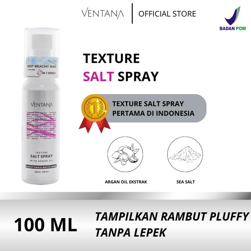 Ventana Texture Salt Spray Beachy Hair 100 ML - Shop | Tokopedia