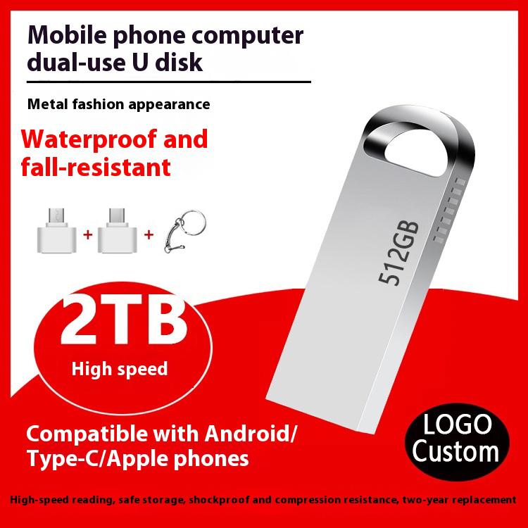 Pemacu Denyar USB, Kapasiti Besar 512gb, Cakera U, Kapasiti 2TB ...