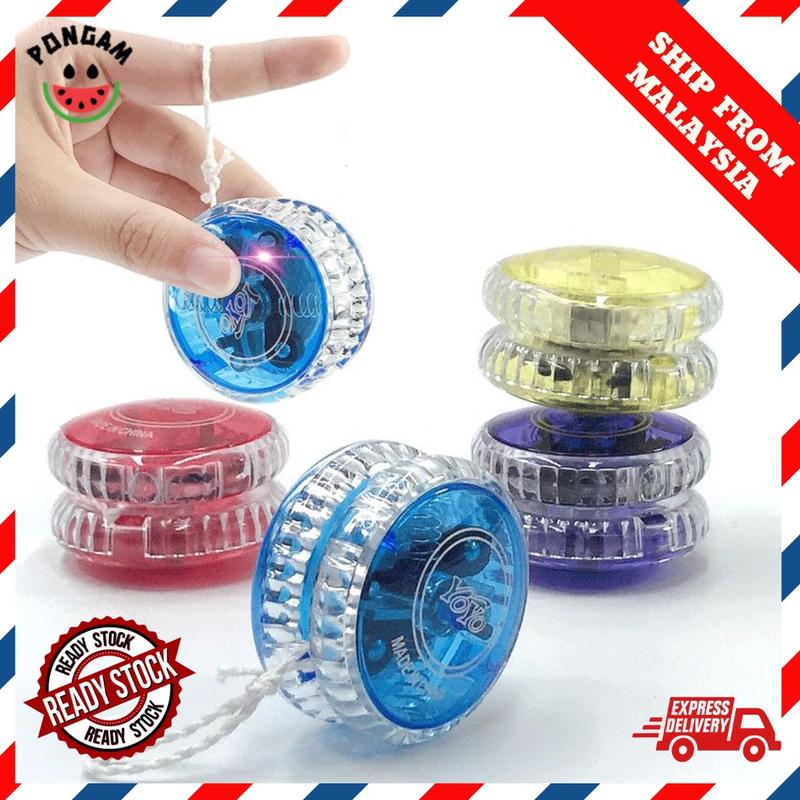 LED Light YoYo Toy Luminous yoyo Kids String Control Creative Hobby ...