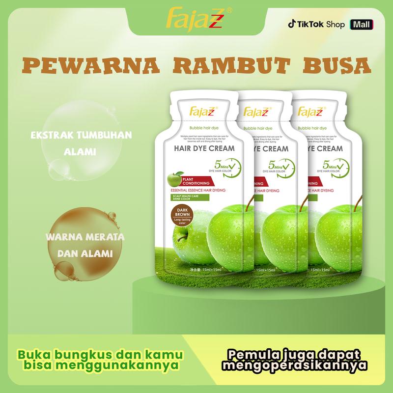 【Fajazz】【5 Bungkus x 30ml】Fajazz Pewarna Rambut Bubble 2-in- - Shop ...