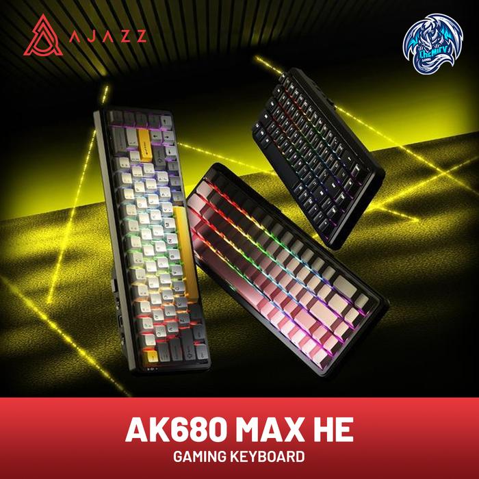 Jual Ajazz AK680 / AK-680 MAX HE Hall Effect Rapid Triger Magnetic ...
