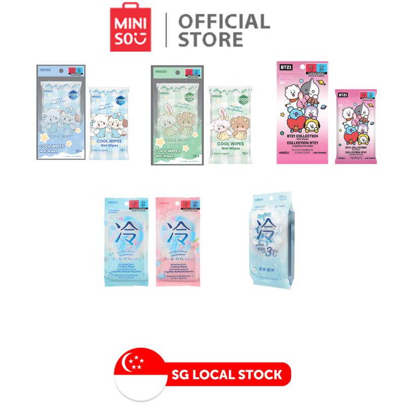 MINISO Cooling Wipes (BT-21/Refreshing Series/Wet Wipes/Ocea - TikTok ...