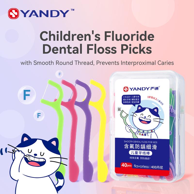 YANDY fluoride dental floss for children and infants, dental - TikTok ...