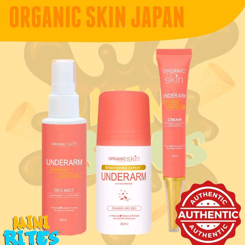 Organic Skin Japan Underarm | Powder Dry Deo | Cream | Deo Mist ...