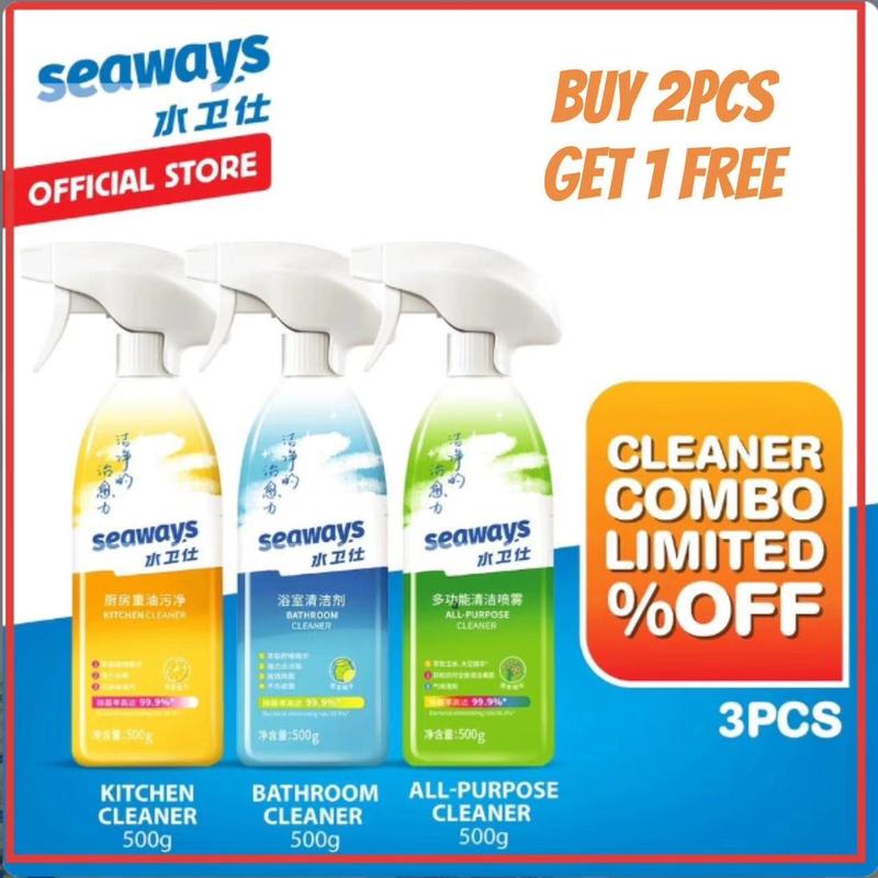 Seaways Kitchen Bathroom Cleaner Seaways Plant Based Cleanin - TikTok ...