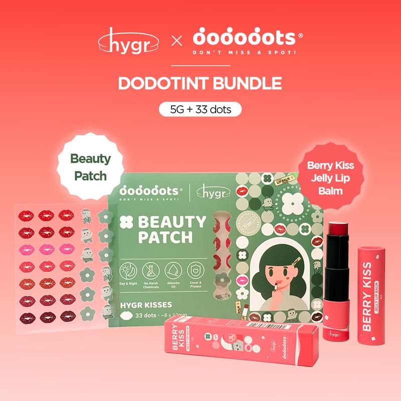 Hygr x Dododots Bundle Berry Kiss Jelly Lip Balm Cracked Lip - TikTok ...