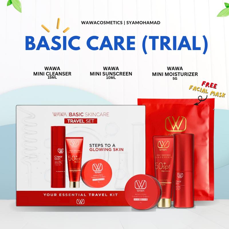 WAWA BASIC CARE (TRIAL) FREE WAWA FACIAL MASK - TikTok Shop Malaysia