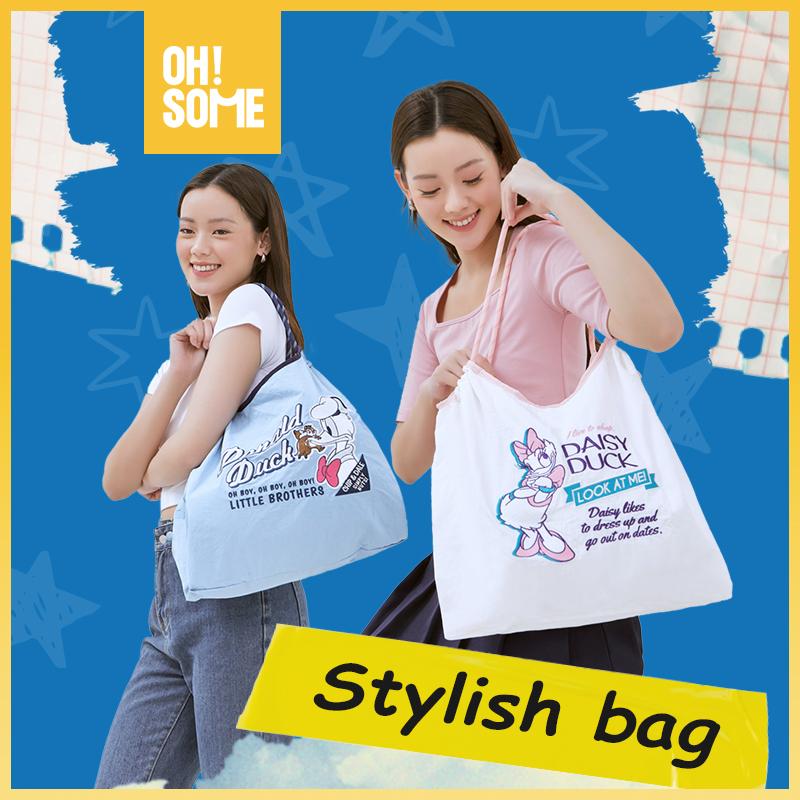 【OHSOME x Disney】- Egradable White/Blue Shoulder Bag Tas Bahu - Shop ...