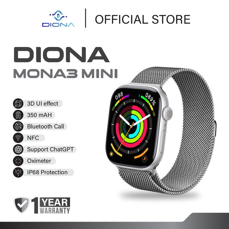 Diona MONA3 MINI Smartwatch I IP68 Waterproof I Amoled 2.01-inch - Shop ...