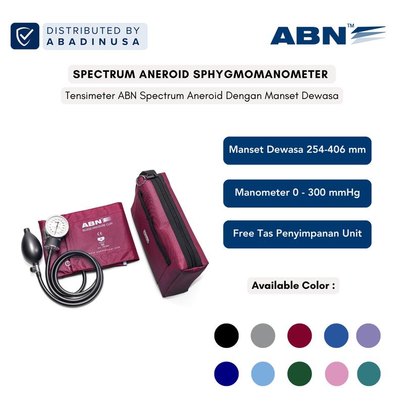 ABN Tensimeter Spectrum Aneroid Sphygmomanometer - Shop | Tokopedia