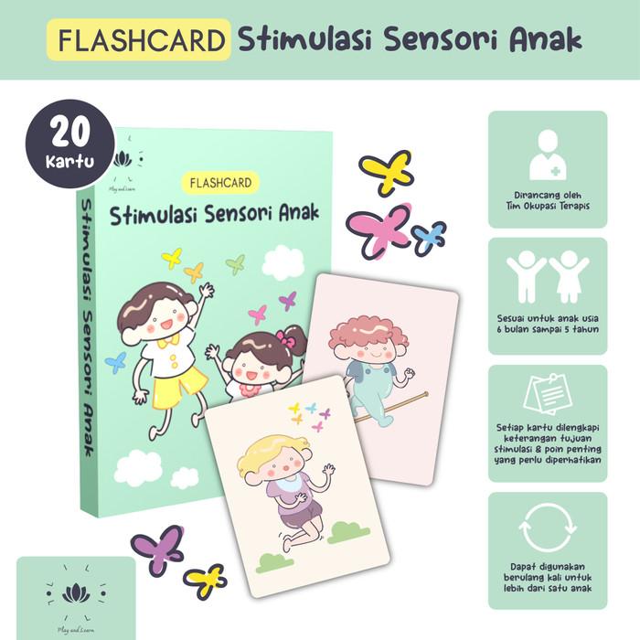 PRODUK ANDALAN FLASHCARD STIMULASI SENSORI ANAK - Shop | Tokopedia