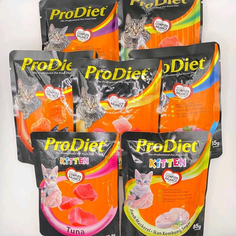PRODIET POUCH 85g cat wet food - TikTok Shop Malaysia