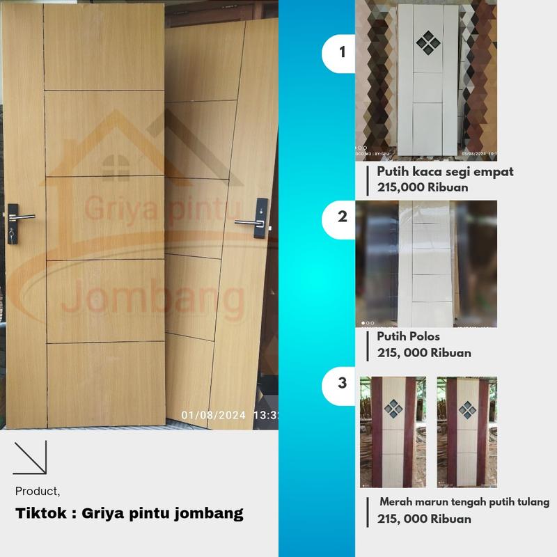 Pintu multiplek cocok di semua kusen model minimalis warna olimpik ...