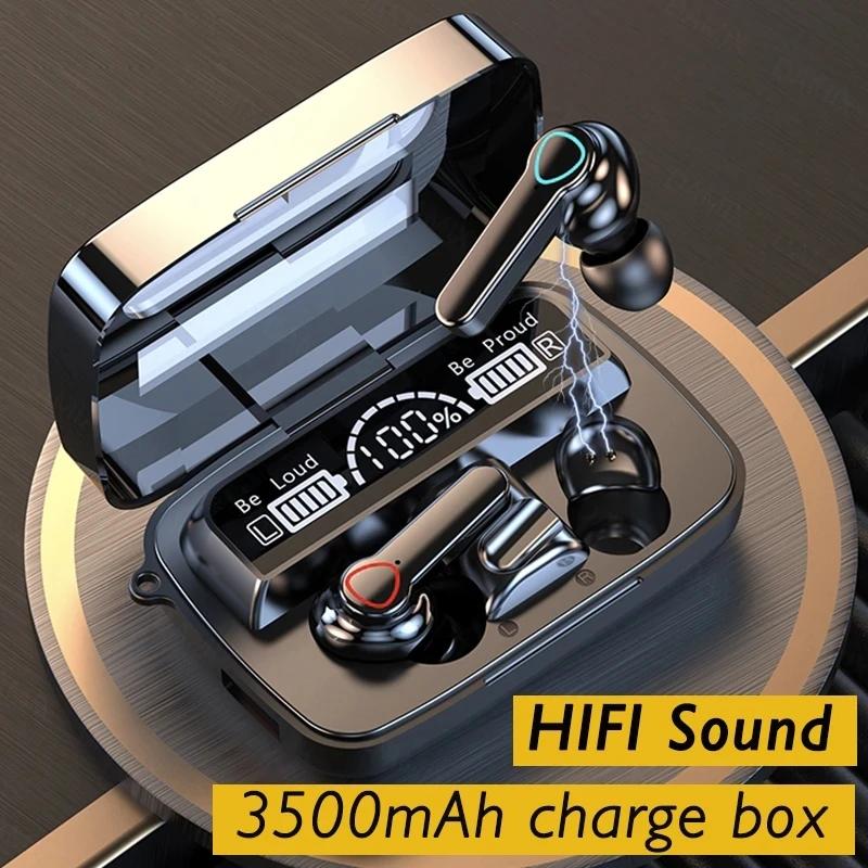 Headset Bluetooth M19 TWS Wireless Earbuds With Charging Box - Shop ...