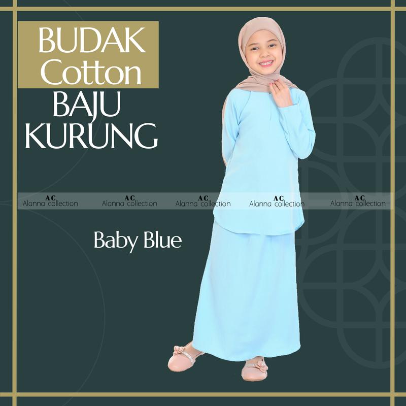 RAYA 2024 ironless budak baju kurung Plain MUARAH HARGA Girl - TikTok ...