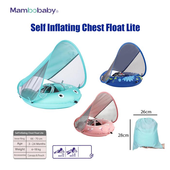 Promo Mambobaby Self Inflating Chest Float Lite Pelampung Bayi Renang ...