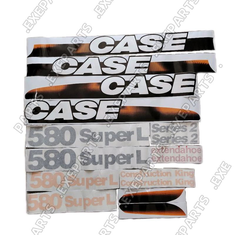 Case 580 580L 580 Super L Series 2 Backhoe Loader Sticker Stiker ...