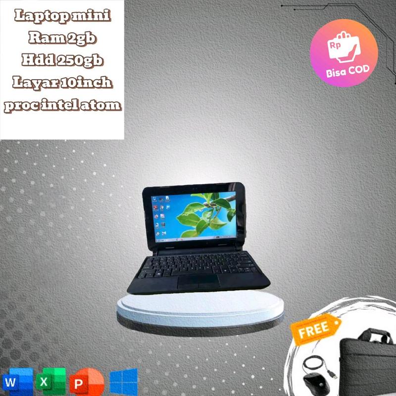 Laptop Mini Atome Ram 2Gb Hardisk 320GB dengan Layar 10.1 Inci - Shop ...