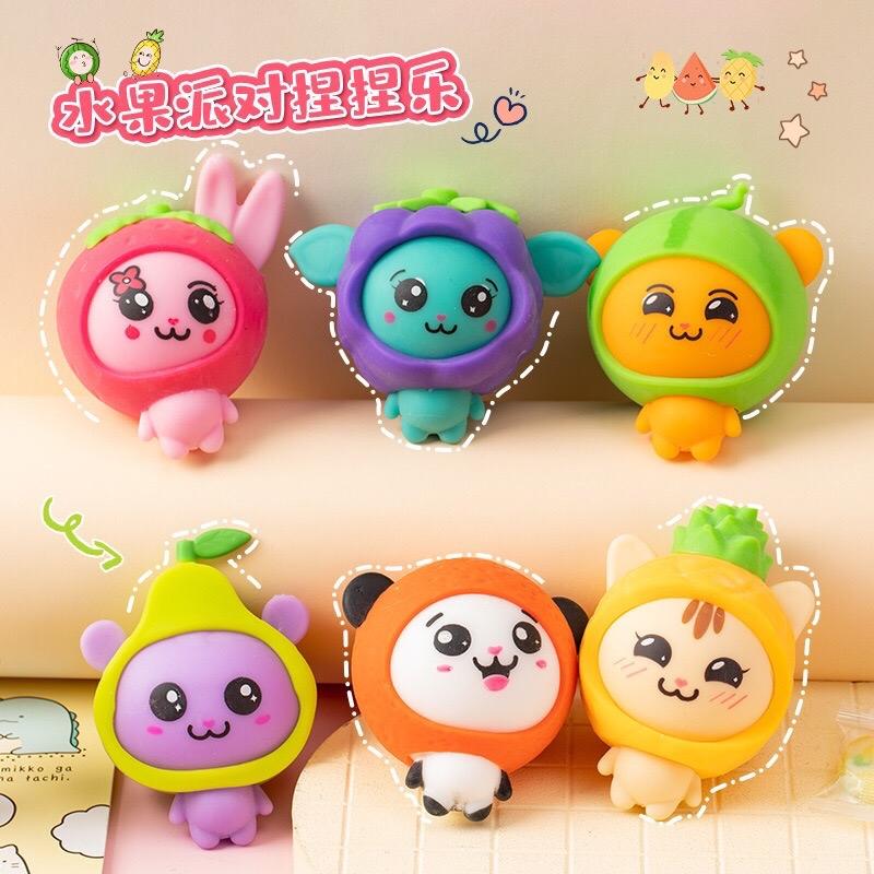 Kawaii Fruit Party Decompression Stress Relief Squishy Anime - TikTok ...
