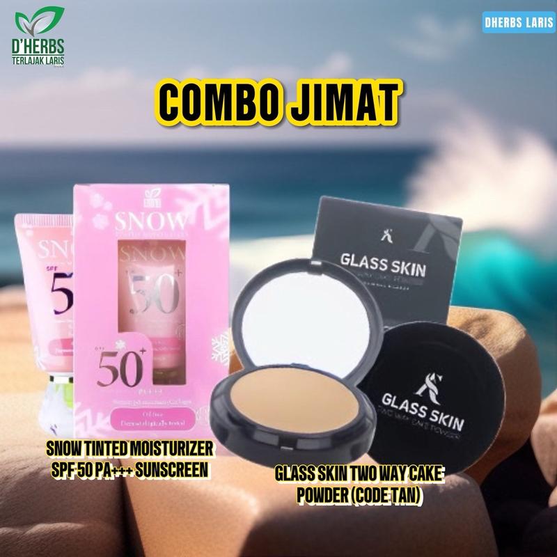 DHERBS- COMBO JIMAT (SNOW TINTED MOISTURIZER SUNSCREEN & GLASS - TikTok ...