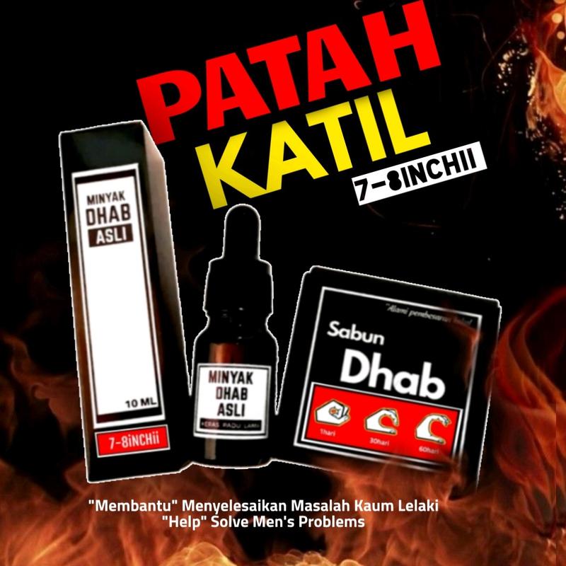 Massage Oil Patah Katil Sabun & Minyak Lelaki Original besaqpanjahg ...