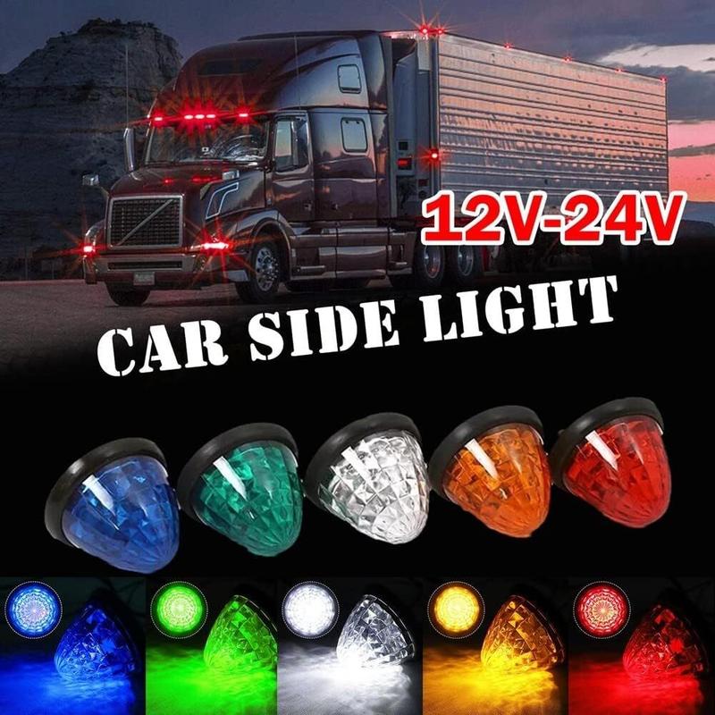 LED Truck Side Marker Lights 24V Jeep Bus Automotive Dome Clearance ...