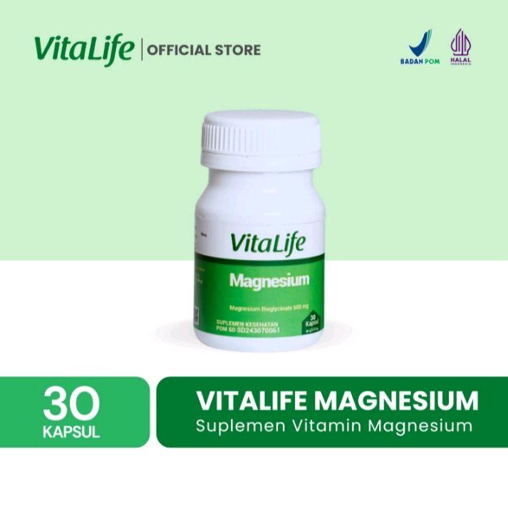 Vitalife Magnesium Bisglycinate 500 mg 30 Kapsul - Shop | Tokopedia