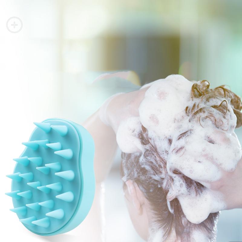 Silicone Head Scalp Massage Comb Shampoo Brush Hair Washing Comb ...