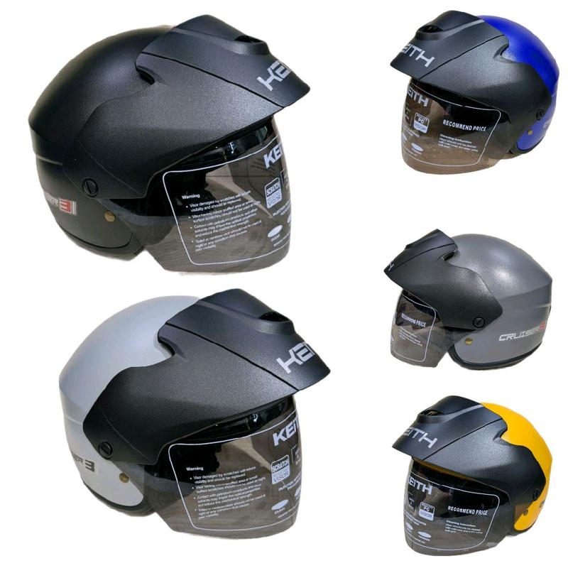 Topi Keledar Keith Cruiser 3 helmet steng lulus Sirim JPJ size - TikTok ...