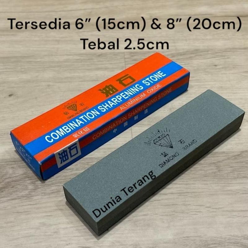 Batu Gosok / Batu Asah Pisau Parang 6'' 8'' 15cm 20cm Tebal 2.5cm ...